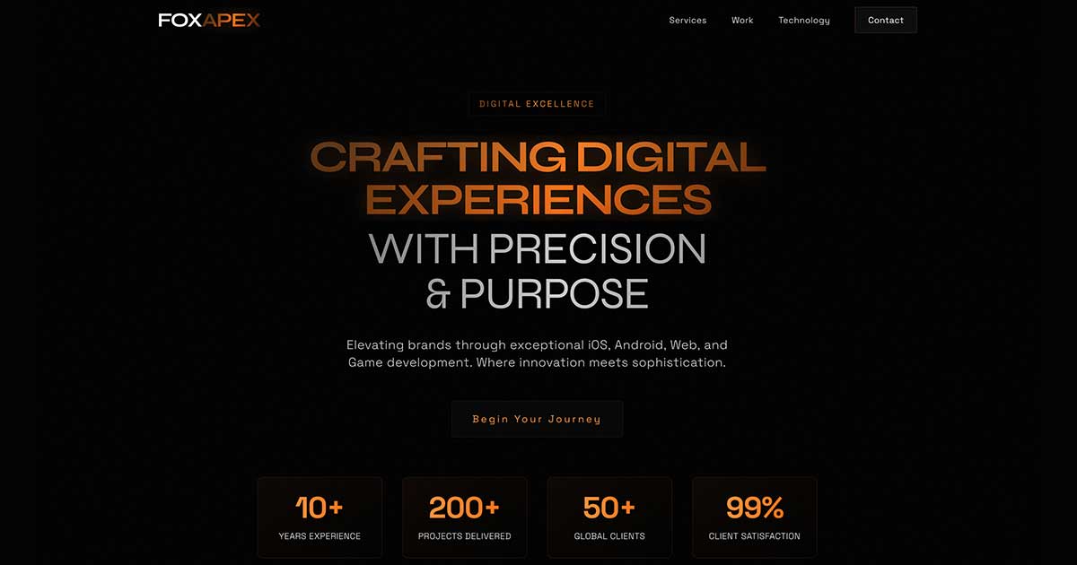FOXAPEX - Crafting Digital Experiences